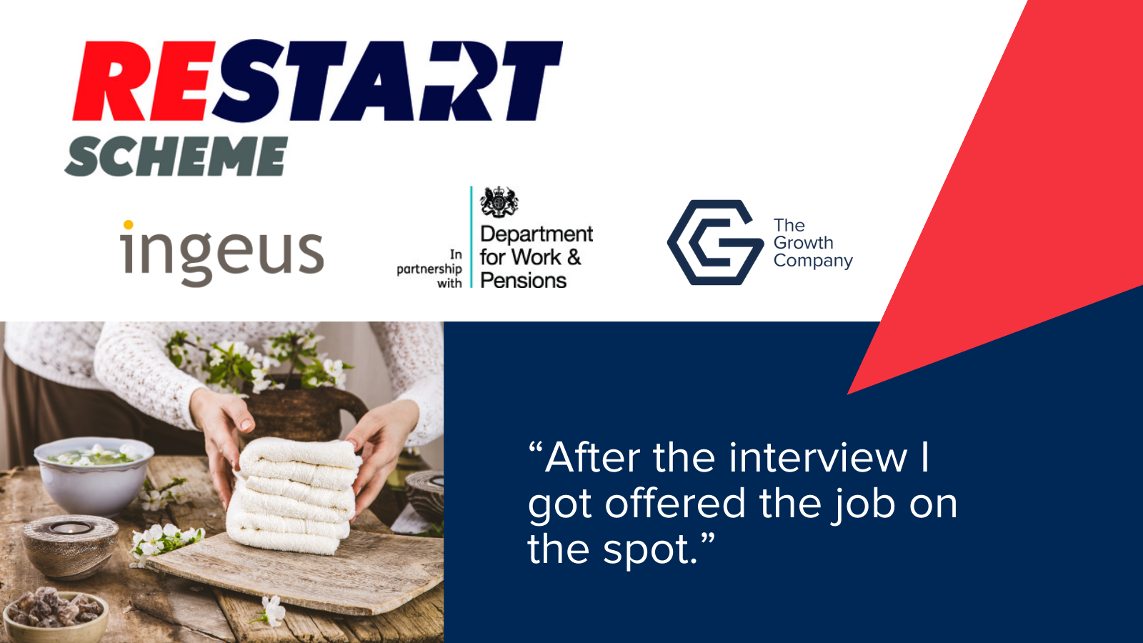The Growth Company Employment | The Restart Scheme Finds Sarah the ...